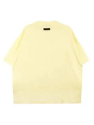 Fear Of God Logo-appliqué Cotton T-shirt - Yellow