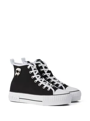 Karl Lagerfeld High-top Sneakers - Black
