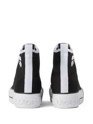 Karl Lagerfeld High-top Sneakers - Black