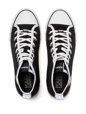 Karl Lagerfeld High-top Sneakers - Black