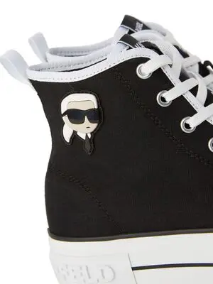Karl Lagerfeld High-top Sneakers - Black