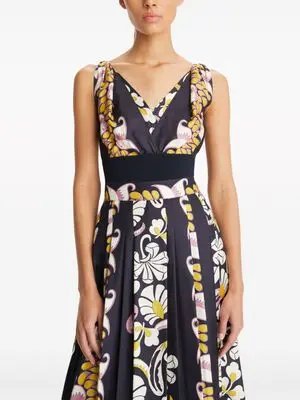 Tory Burch Floral-print Silk Top