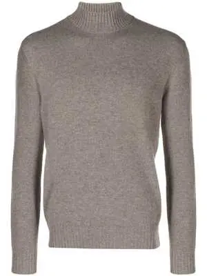 CRUCIANI Mock-neck Wool Blend Jumper