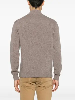 CRUCIANI Mock-neck Wool Blend Jumper