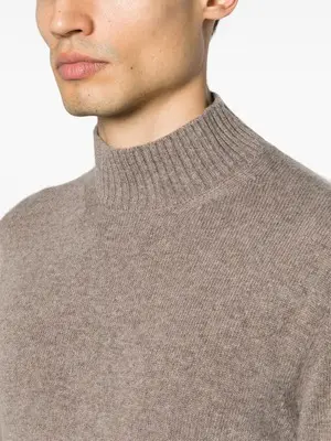 CRUCIANI Mock-neck Wool Blend Jumper