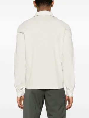 Herno Spread-collar Cotton Shirt - Neutrals