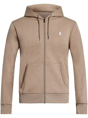 Polo Ralph Lauren Polo Pony Embroidered Drawstring Hoodie - Neutrals