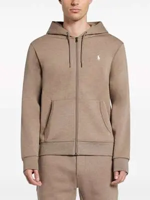 Polo Ralph Lauren Polo Pony Embroidered Drawstring Hoodie - Neutrals
