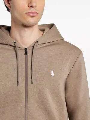 Polo Ralph Lauren Polo Pony Embroidered Drawstring Hoodie - Neutrals