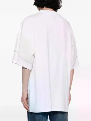 FENG CHEN WANG Panelled Cotton T-shirt