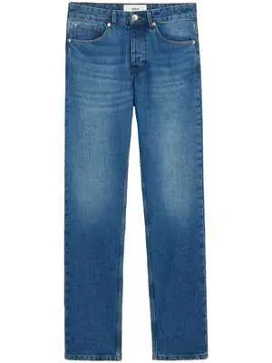 AMI Paris Straight-leg Jeans - Blue