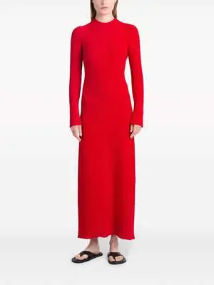 Proenza Schouler Lara Knit Maxi Dress - Red