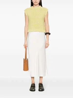 Fabiana Filippi Crochet-knit Mélange-effect Vest