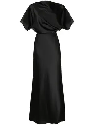 Flutter Sleeve Crepe Gowns
