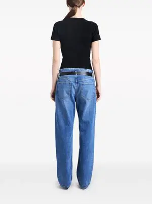 Proenza Schouler Ribbed Crew-neck T-shirt - Black