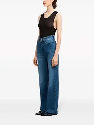Ami High-rise Flared-leg Jeans