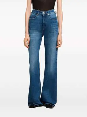 Ami High-rise Flared-leg Jeans