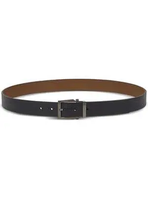 FERRAGAMO Reversible Leather Belt - Brown