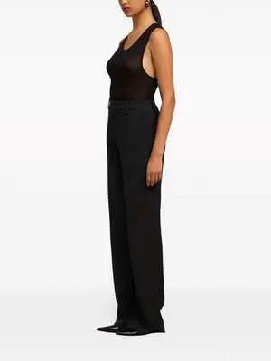 AMI Paris Flared Twill Trousers