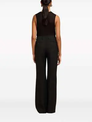 AMI Paris Flared Twill Trousers