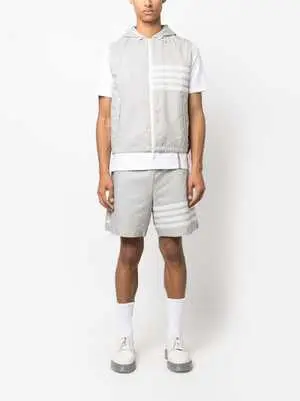 Thom Browne 4-bar Stripe Track Shorts - Grey