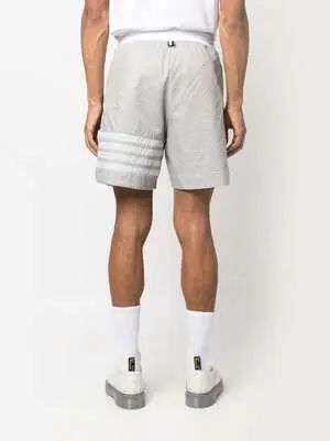 Thom Browne 4-bar Stripe Track Shorts - Grey
