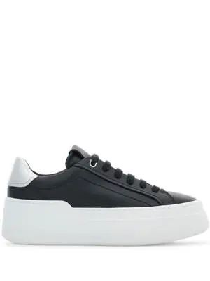 FERRAGAMO Logo-patch Leather Sneakers