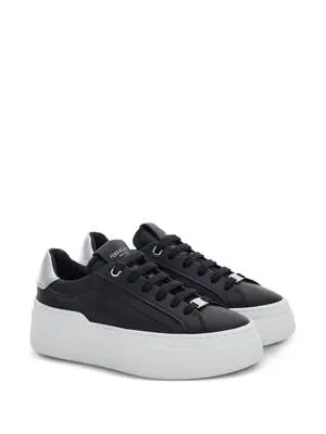 FERRAGAMO Logo-patch Leather Sneakers
