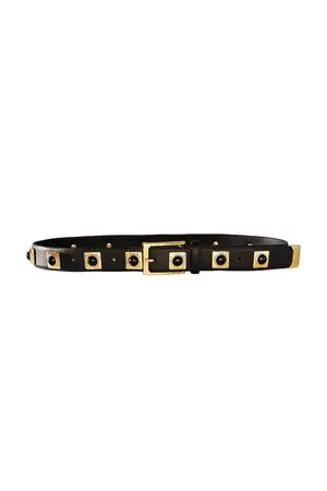 AUREUM No. 2 Studded Leather Belt - Black