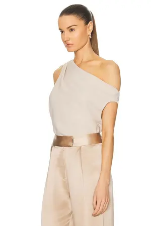 THE SEI Asymmetric Cowl Top