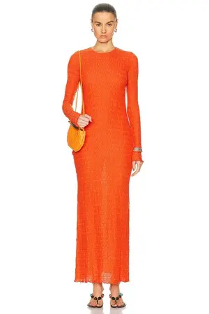 SIEDRES Lendi Textured Maxi Dress