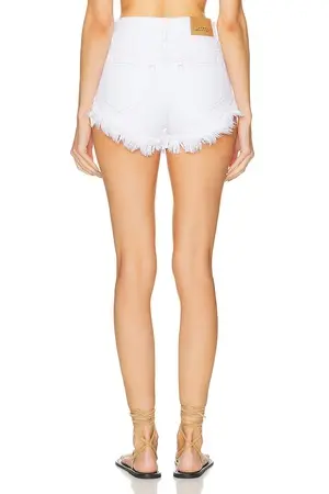 Isabel Marant Eneidao Denim Shorts - White