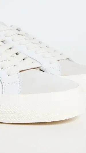 Vince Fulton Leather Sneakers - White