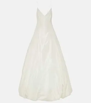 DANIELLE FRANKEL Bridal Pippa Silk Taffeta Gown - White