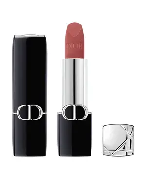 Dior Rouge Lipstick - Velvet - 100 Nude Look Velvet Grace Velvet - A Deep Blue-toned Pink