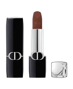 Dior Rouge Lipstick - Velvet - 100 Nude Look Velvet Nude Line Velvet - A Bold Brown Nude