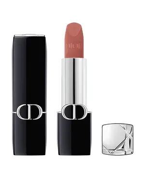 Dior Rouge Lipstick - Velvet - 100 Nude Look Velvet Sensual Velvet - A Warm Rosewood