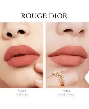 Dior Rouge Lipstick Collection - Nude Look Velvet - A Rosy Nude