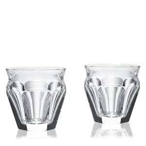 THE MARTHA, BY BACCARAT Harcourt Talleyrand Tumbler #7, Set Of 2 - Clear