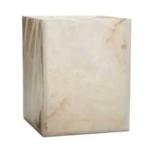 LABRAZEL Alisa Cream Waste Basket - Creamy Ivory