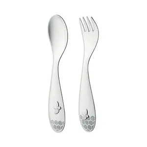 Christofle Beebee Baby Silverplated Flatware Set - Silver