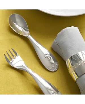 Christofle Beebee Baby Silverplated Flatware Set