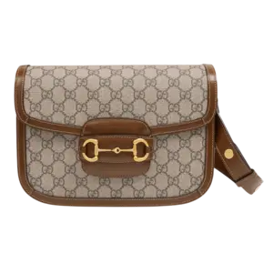 Gucci Horsebit 1955 Medium Shoulder Bag - Beige