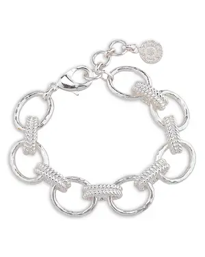 CAPUCINE DE WULF Cleopatra Link Bracelet - Silver