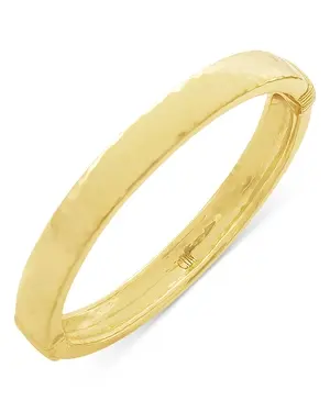 CAPUCINE DE WULF Cleopatra Hinged Bangle Bracelet - Gold