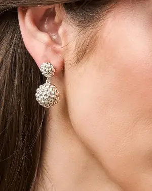 CAPUCINE DE WULF Drop Earrings - Silver