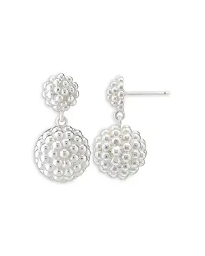 CAPUCINE DE WULF Drop Earrings - Silver