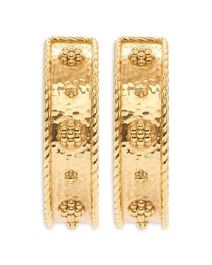 CAPUCINE DE WULF Classic Hoop Earrings - Gold