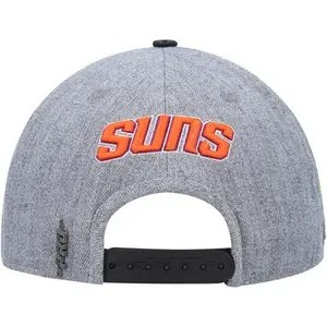 PRO STANDARD Black Phoenix Suns Classic Logo Two-tone Snapback Hat