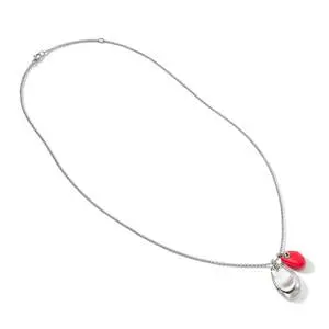 John Hardy Pebble Duo Necklace Diamonds